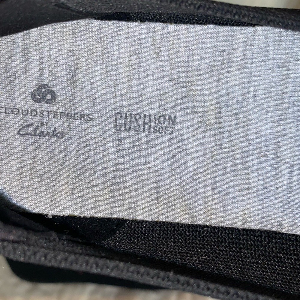 Clarks Cloudstepper Black Ballet Flats. Size 9.5 - Gem